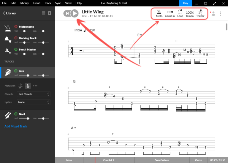 GPファイルを開く『Go PlayAlong』は無料のTAB譜も探せる最強ツール！